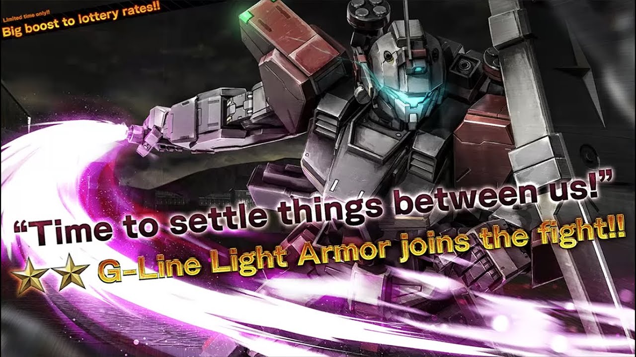 GUNDAM BATTLE OPERATION 2: G-Line Light Armor - Gotta Go Fast - YouTube