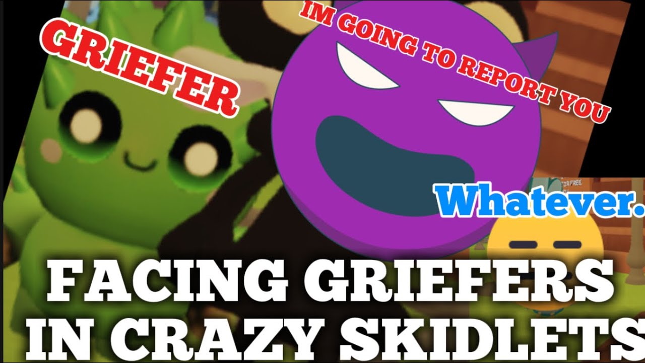 FACING GRIEFERS WILL I SURVIVE?? | Crazy Skidlets - YouTube