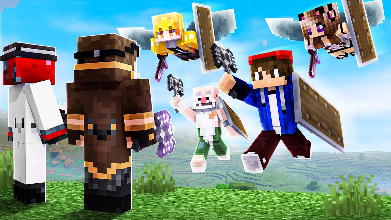 I VECCHI WGF FANNO GUERRA A LYON DOPO 3 ANNI SU MINECRAFT VANILLA ...