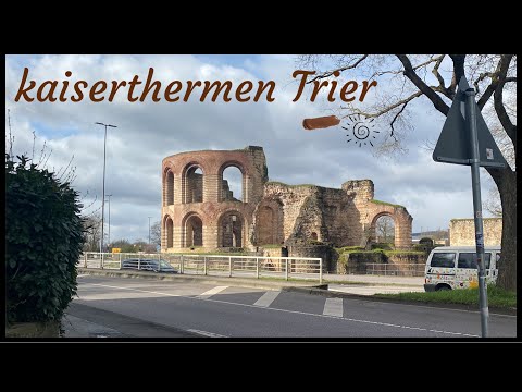 [4K] Kaiserthermen |trier | complete tour |Roman baths #walkingtour