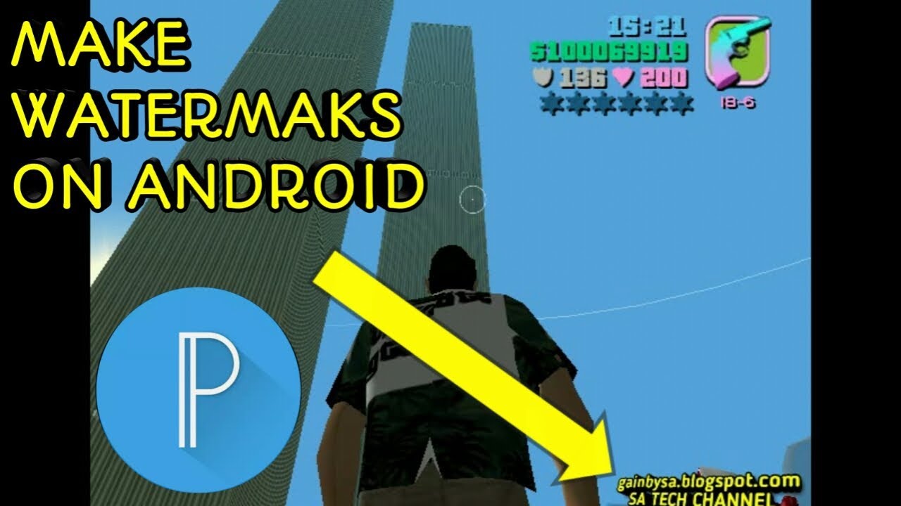 Pixel lab on Android | how to make watermarks on Android - YouTube