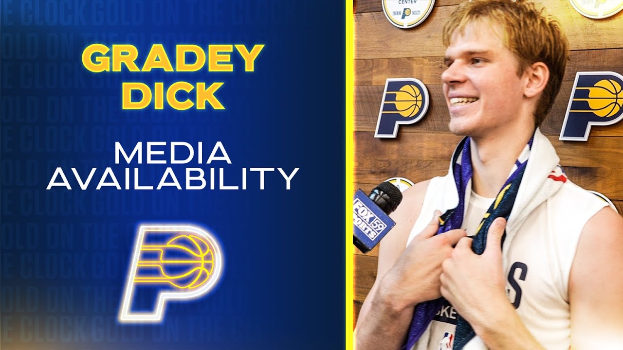 Indiana Pacers Pre-Draft Workouts: Gradey Dick Media Availability (June ...