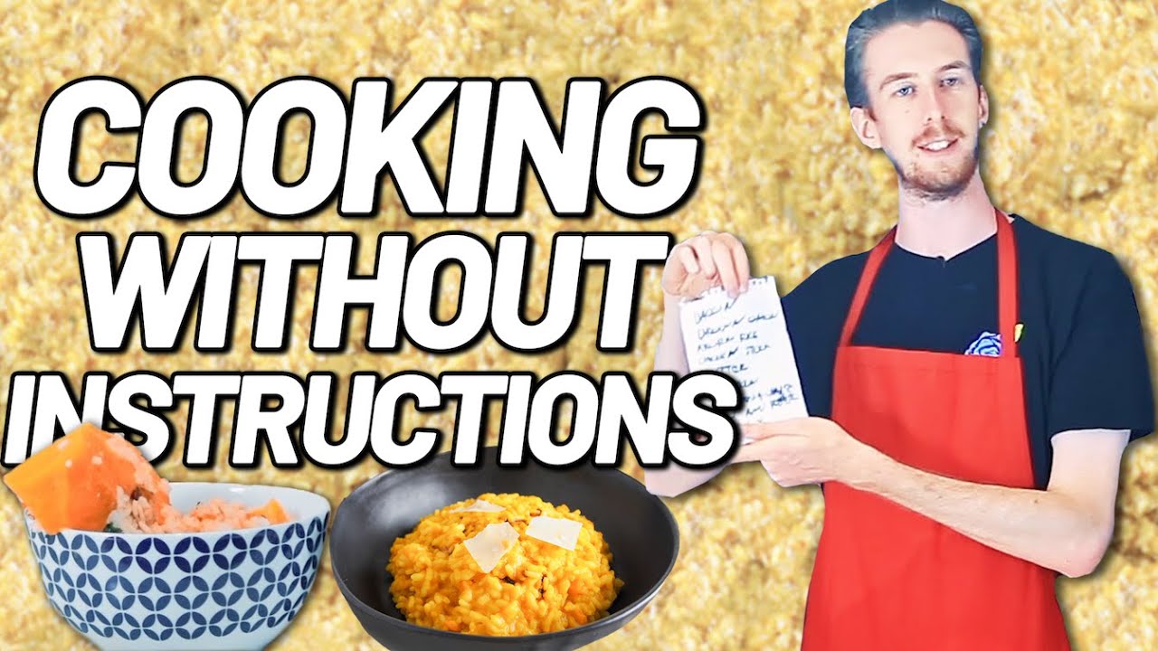 Cooking WITHOUT Instructions - Pumpkin Risotto - YouTube