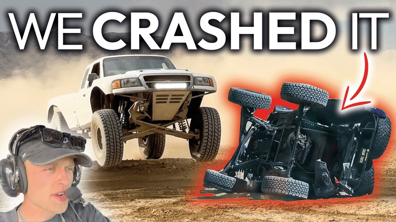 We FLIPPED a TRUCK - OFFROAD Full Send in the Desert with PRERUNNERS ...