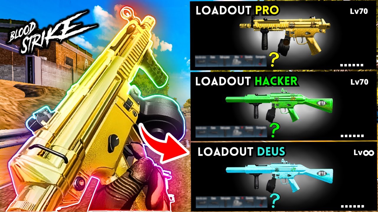 OS MELHORES LOADOUT DE MP5 DO BLOOD STRIKE | MELHOR CLASSE DA MP5 - YouTube