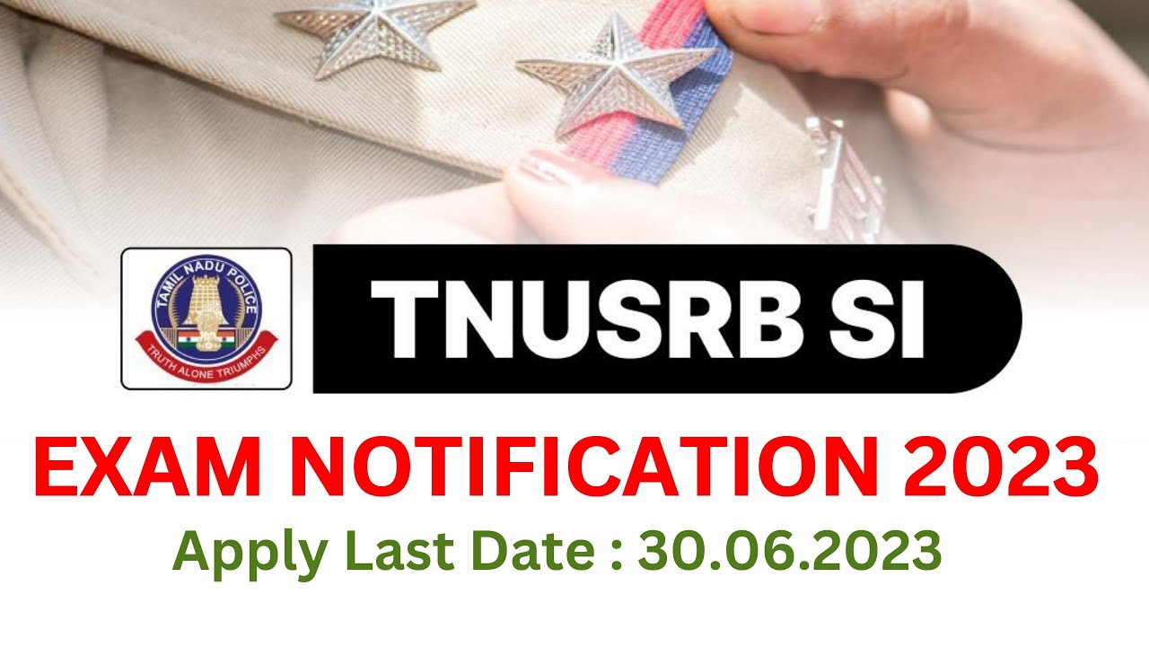 si exam notification 2023 | sub inspector exam | new syllabus | si exam ...