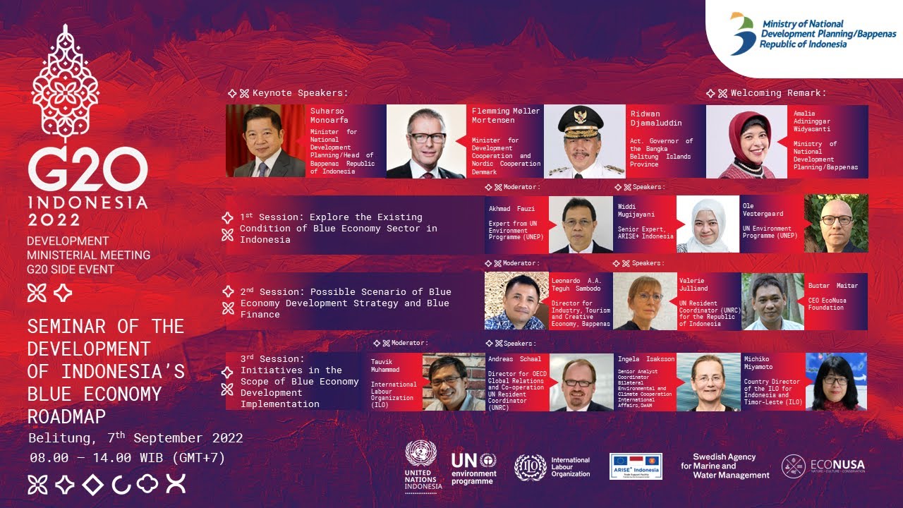 Seminar of the Development of Indonesia's Blue Economy Roadmap - YouTube