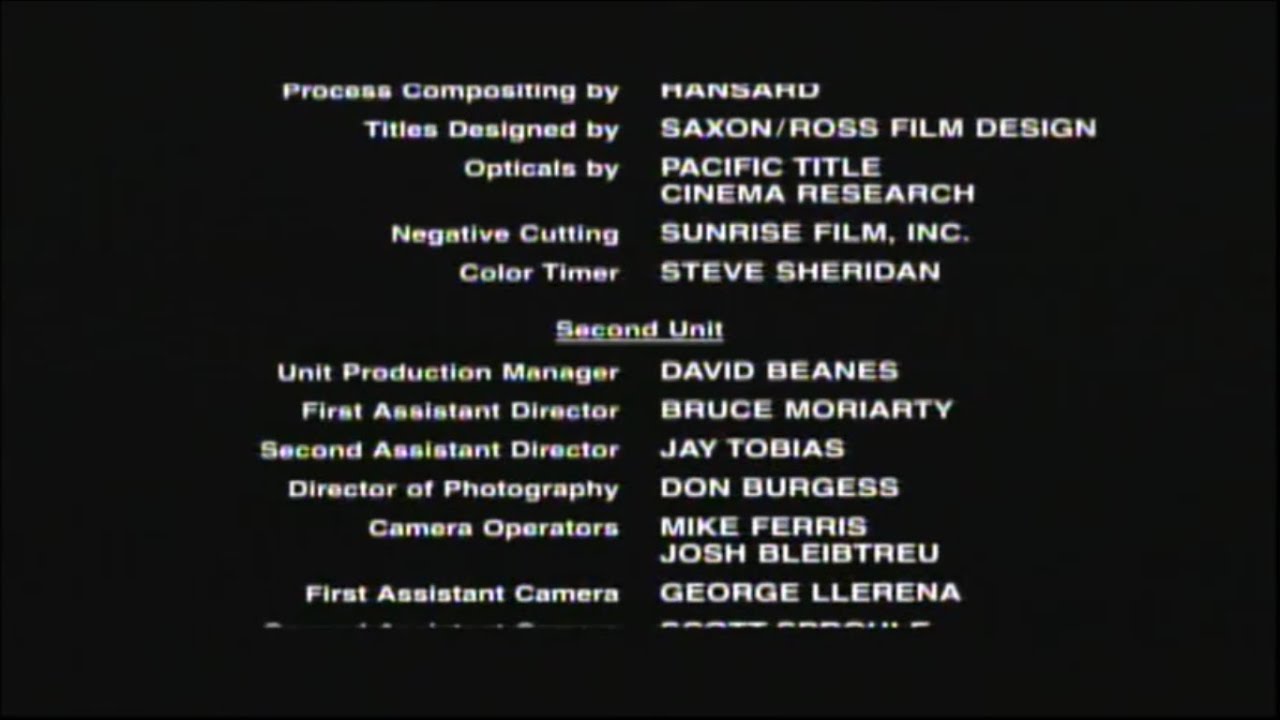 Back To The Future Part 3 (1990) End Credits (Starz Comedy 2024) - YouTube