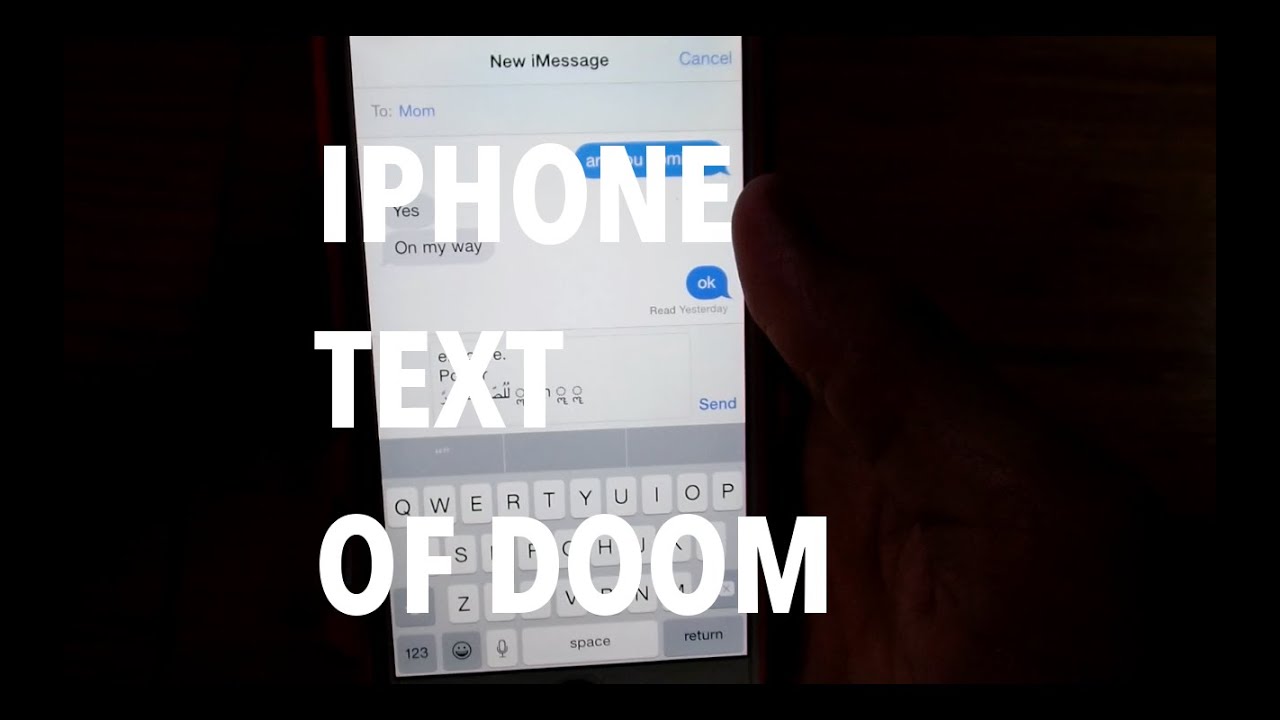 The iPhone Effective Power Text of Doom And How To Stop It! - YouTube