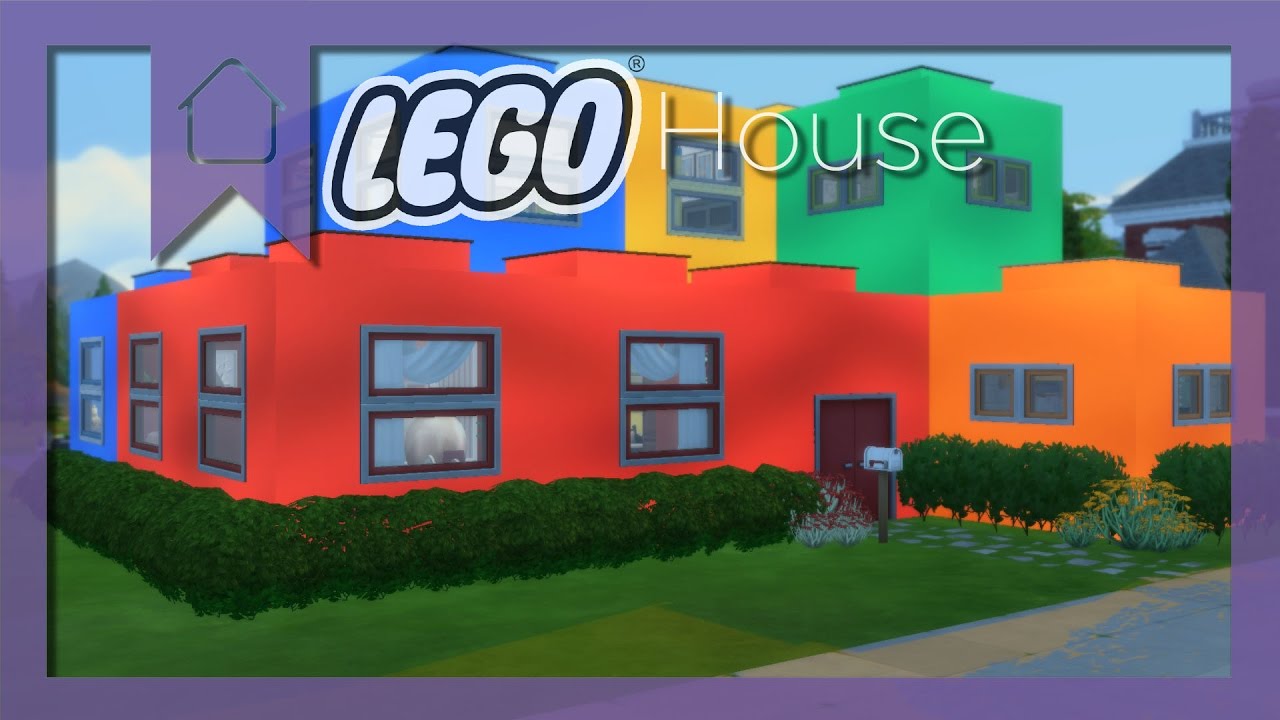 LEGO HOUSE | Sims 4 Speed Build - YouTube
