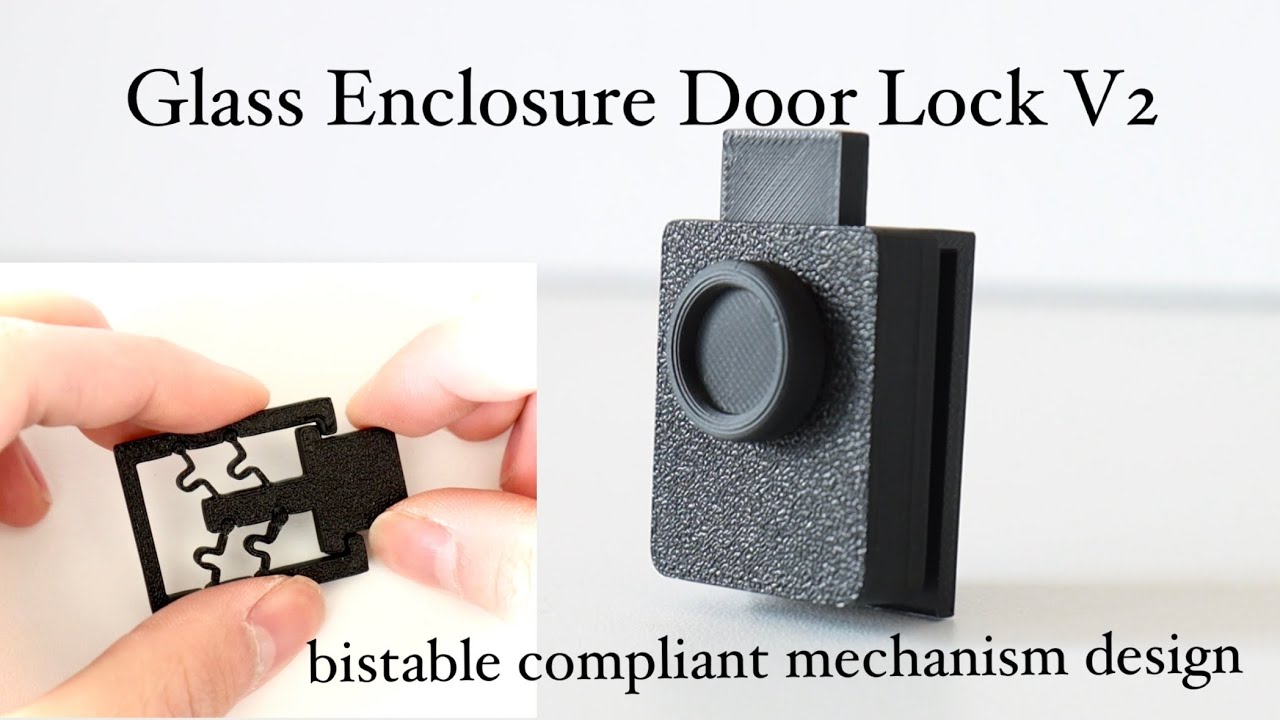 DIY Demo: Glass terrarium door lock V2 - YouTube