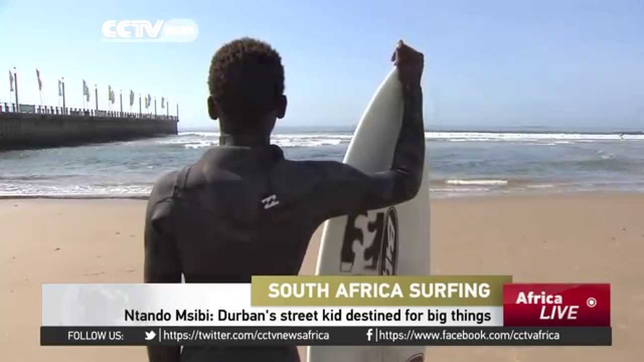 Ntando Msibi: from Street child to Surfer - YouTube