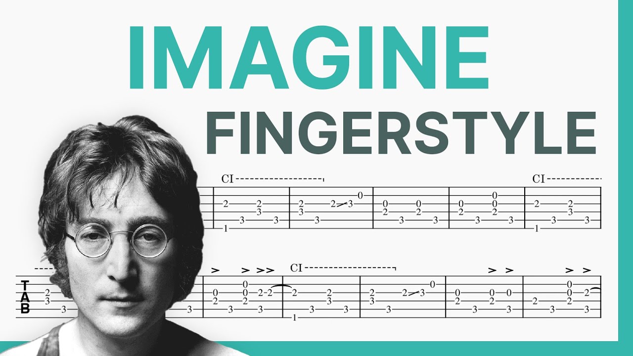 Imagine - John Lennon | TAB Fingerstyle for Guitar - YouTube