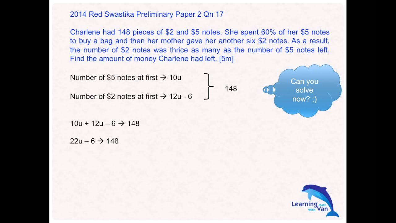 2014 Red Swastika Prelim Paper 2 Qn 17 - YouTube