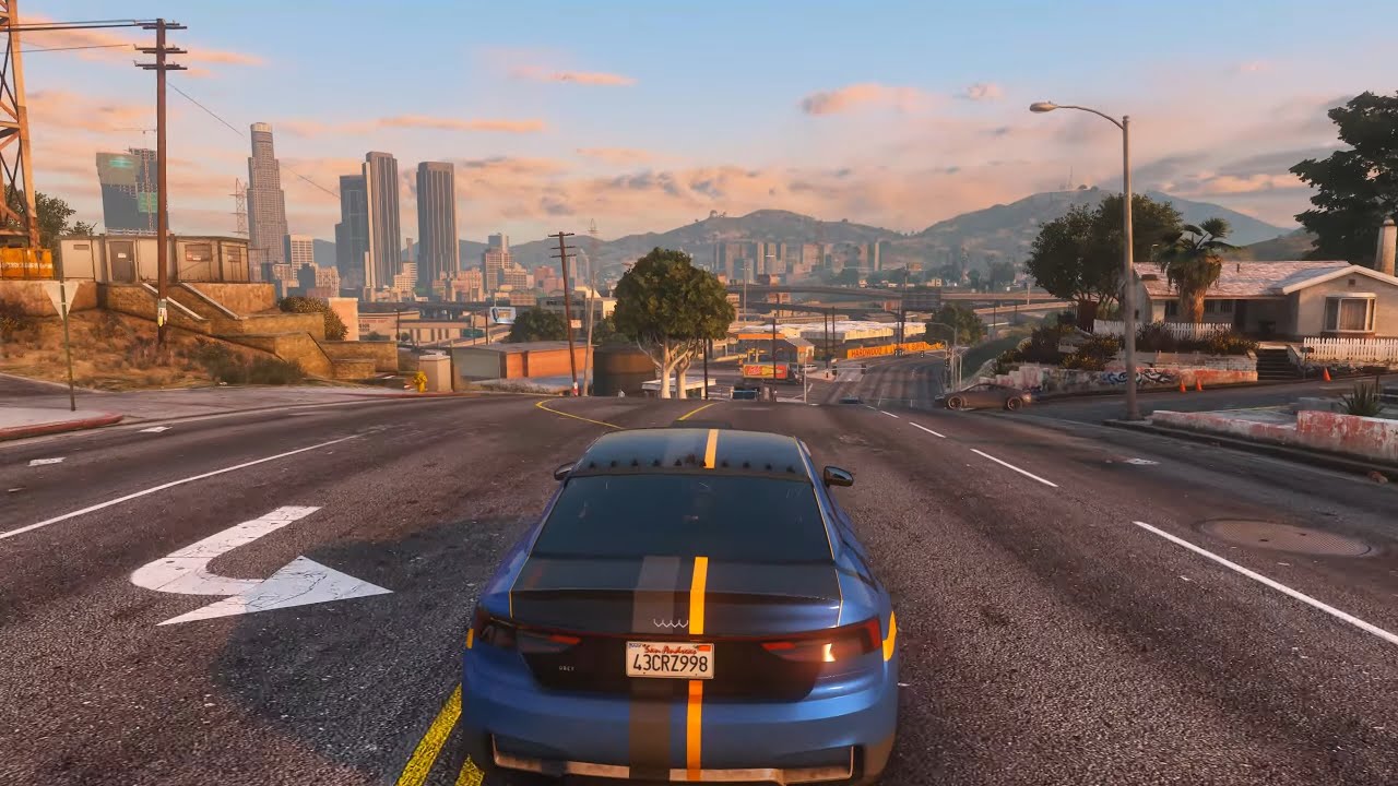 Grand Theft Auto V PC Graphics Mod | VisualV 2023 Free Mod | RTX 3060 ...