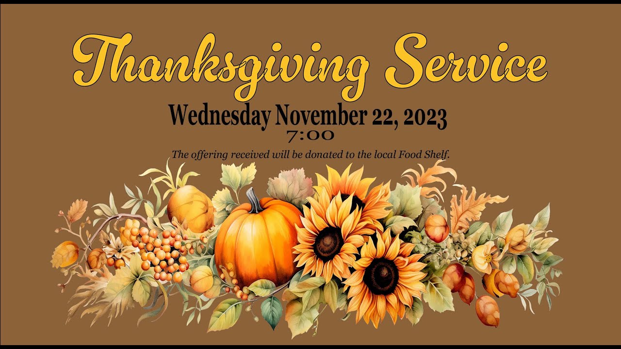 Thanksgiving Eve, November 23rd 2023 - YouTube
