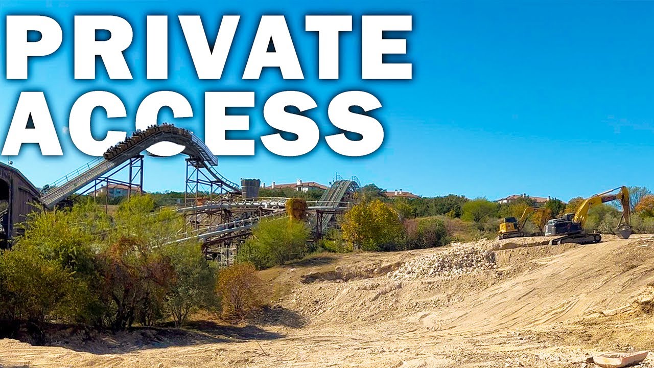 INSIDE The Construction Site & Six Flags Fiesta Texas Holiday In The ...