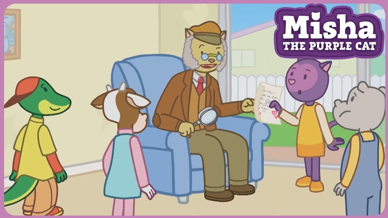 Misha The Purple Cat | English Moral Stories | Compilation- 8 | Misha ...