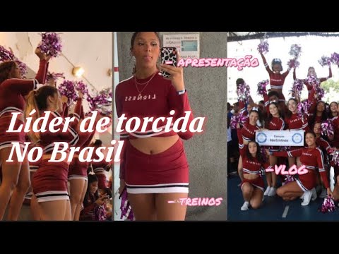 Vlog: me acompanhem sendo uma líder de torcida no Brasil 🇧🇷💕 // feat ...
