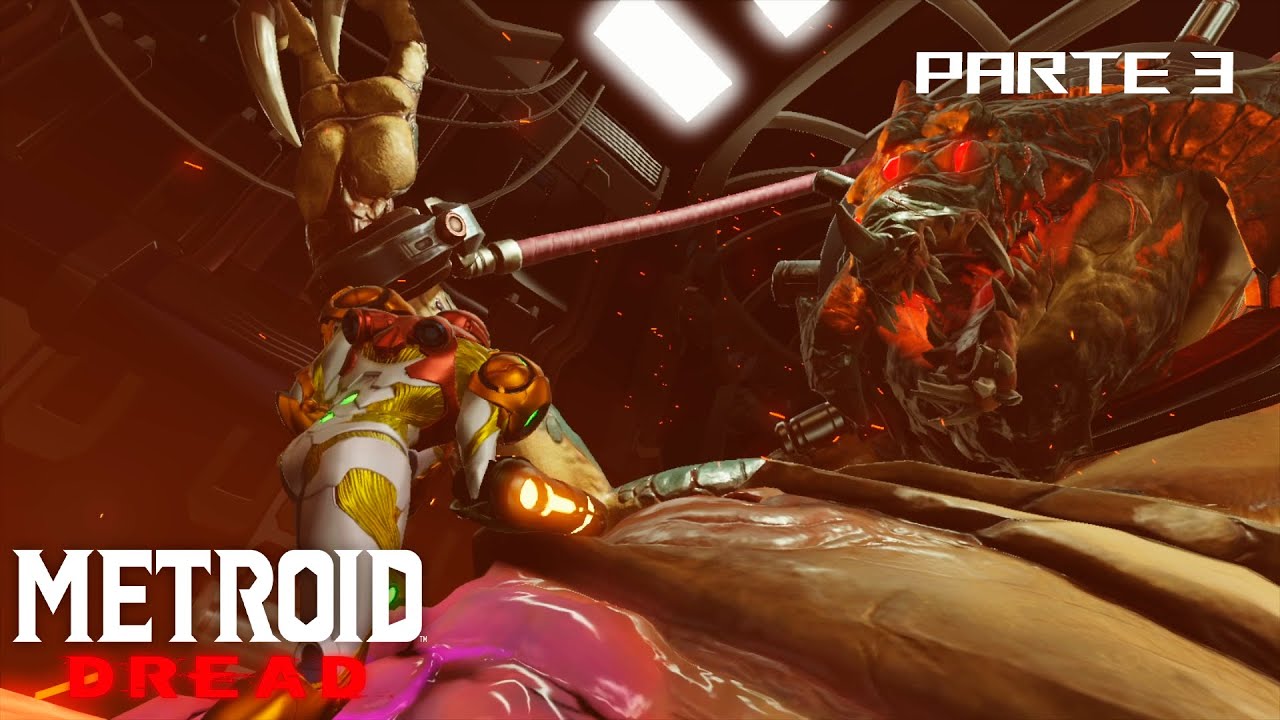 Metroid Dread Boss Kraid and the attack of the E.M.M.I. [Parte 3] - YouTube