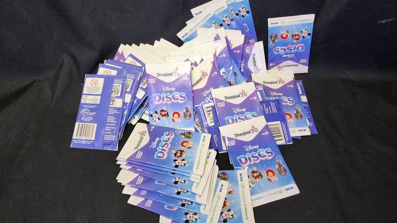 Unboxing: Woolworths Disney Discs packs - YouTube