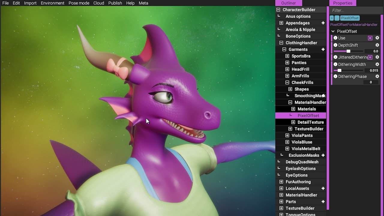 FurryVNE - Clothing demonstration/tutorial - YouTube