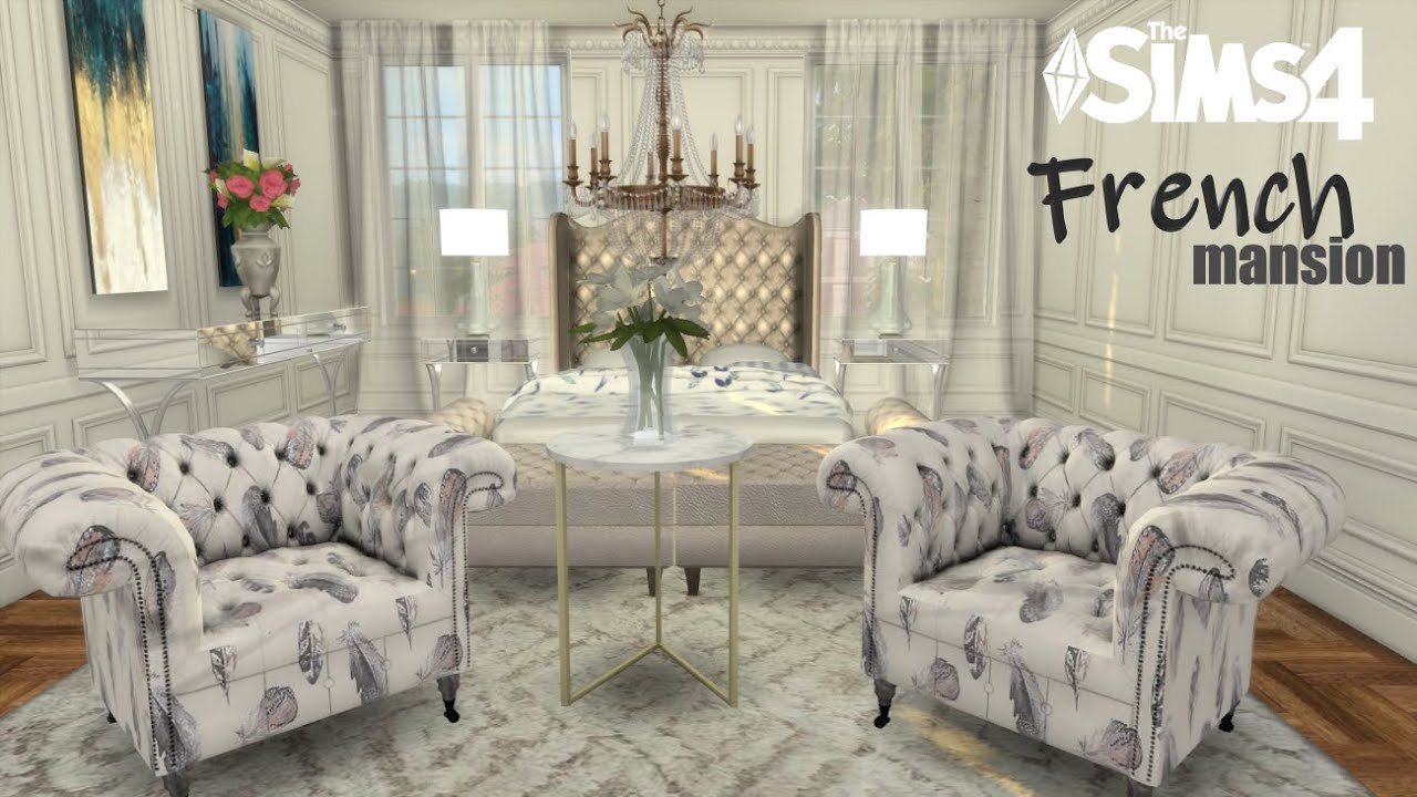 Luxury French Mansion + CC links | The Sims 4 | Stop Motion Build - YouTube