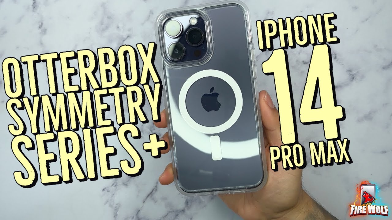 iPhone 14 Pro Max OtterBox Clear Symmetry Series + MagSafe Case - YouTube