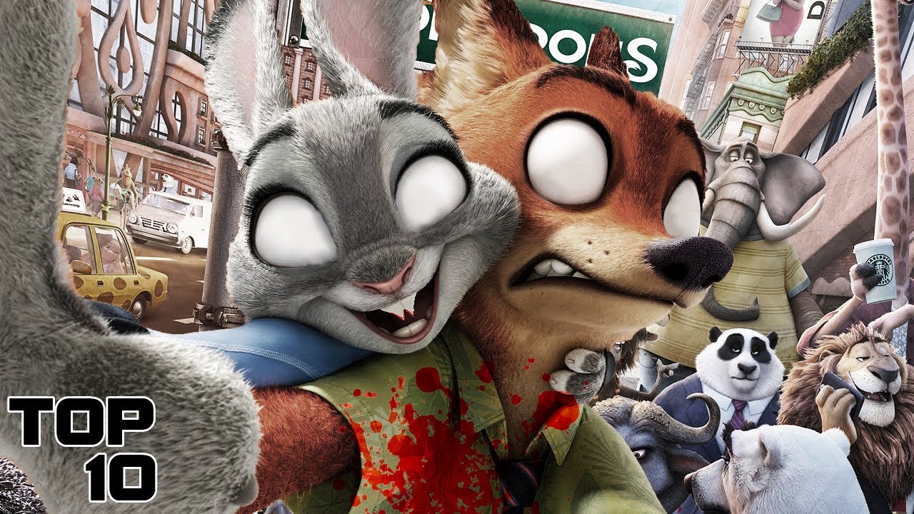 Top 10 Scary Zootopia Theories - Part 2 - YouTube