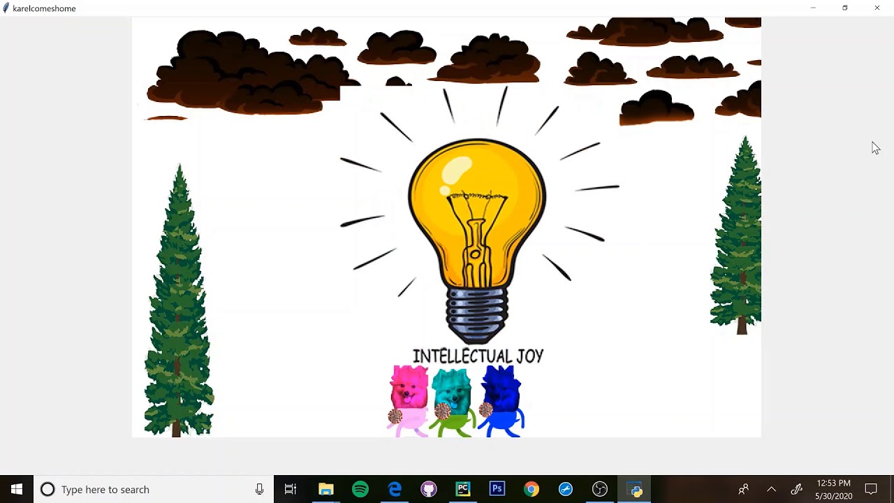Stanford Code In Place 2020 _ Karel comes home animation with Python ...