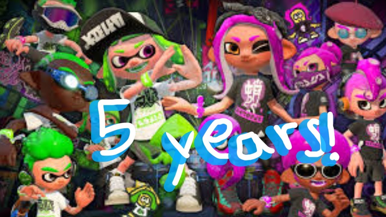 SPLATOON IS 5 YEARS OLD!! CELEBRATION STREAM! (2 parts) - YouTube