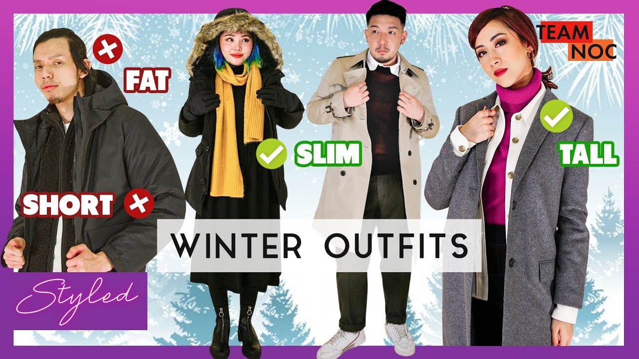 Winter Outfits To Look Taller And Slimmer - YouTube