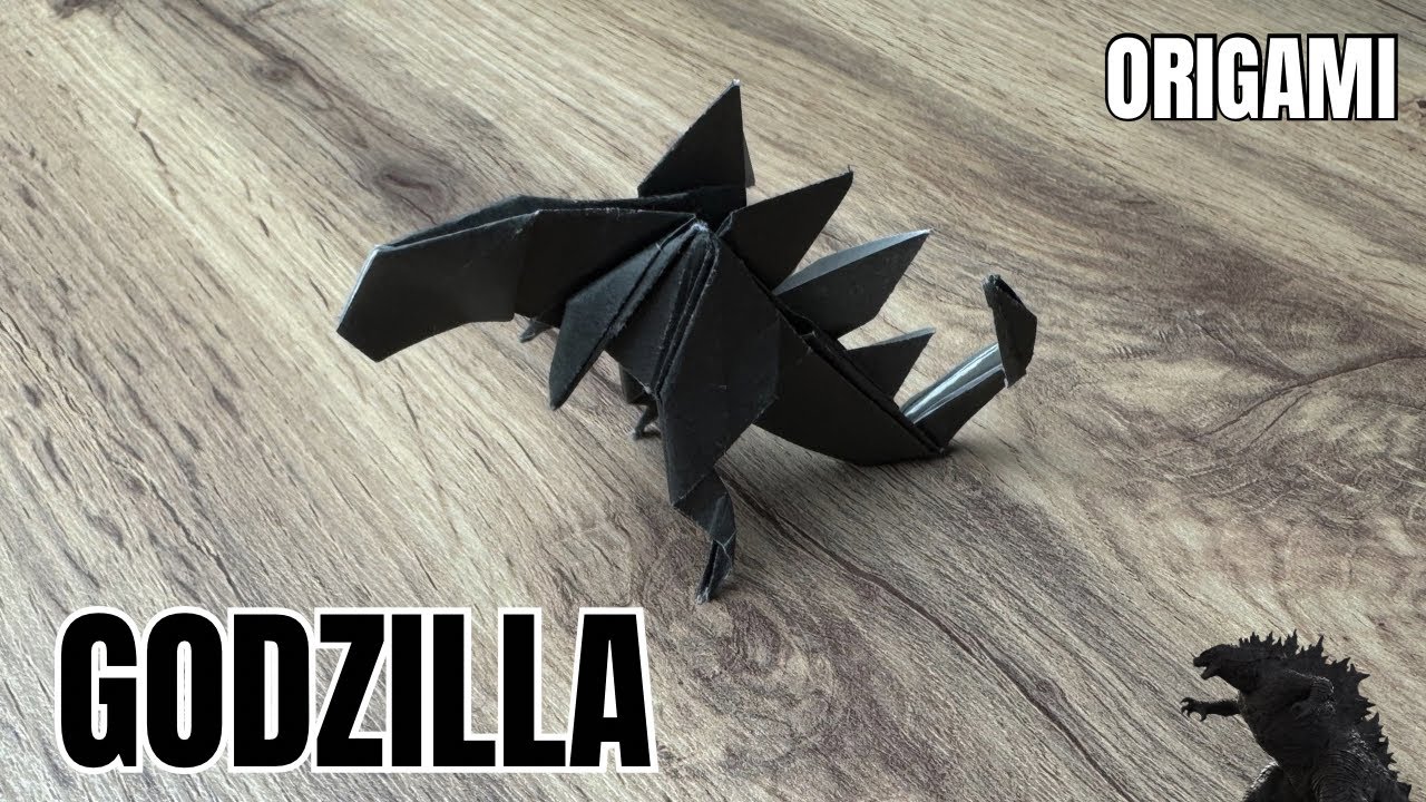 Origami Godzilla PRO Level Tutorial | DIY Origami Godzilla Step By Step ...