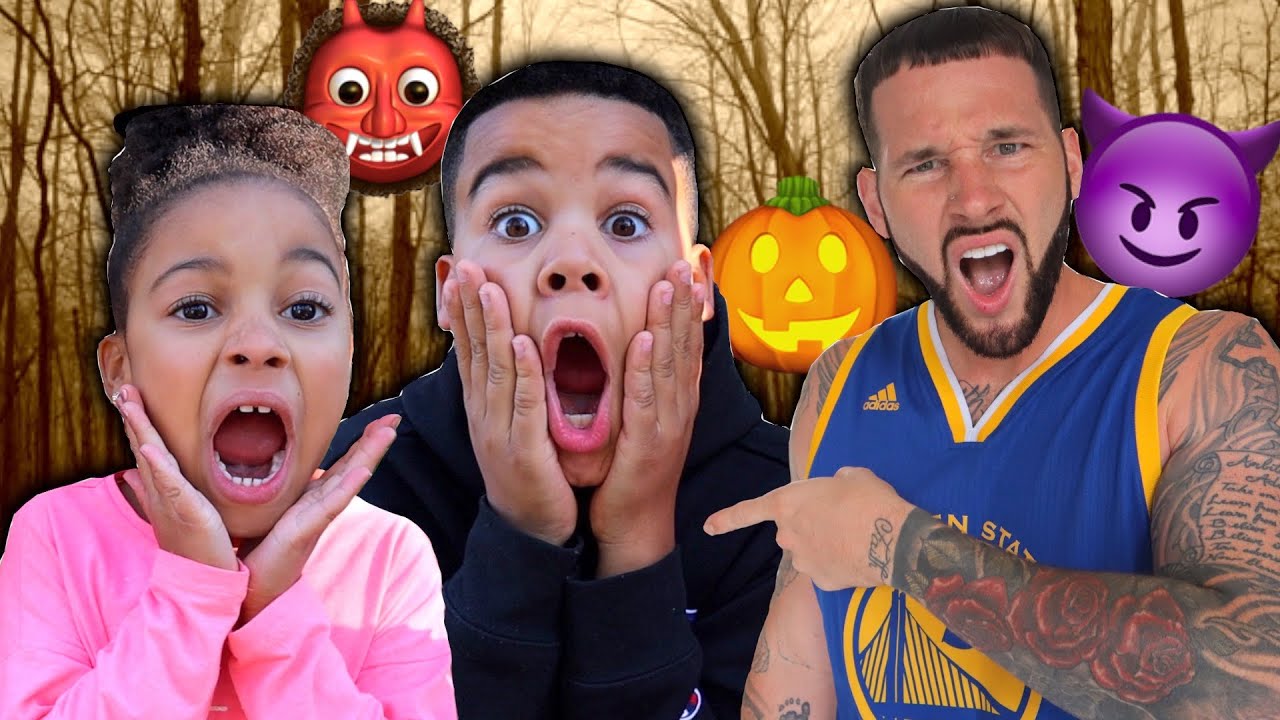 SCARING OUR KIDS ON HALLOWEEN 😱👻 - YouTube