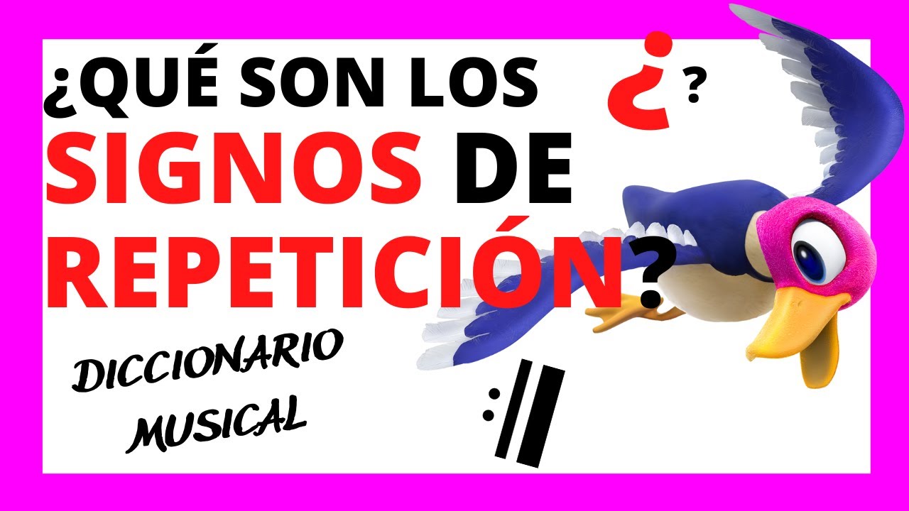 SIGNOS de REPETICIÓN en el PENTAGRAMA - Diccionario Musical (Términos ...