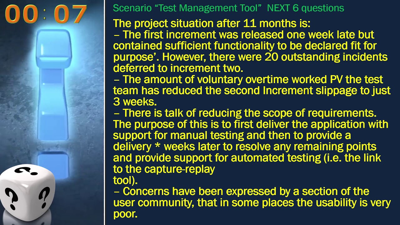 ISTQB - MOCK TEST 1 Question 21-30 - istqb TEST MANAGER SAMPLE QUESTION ...