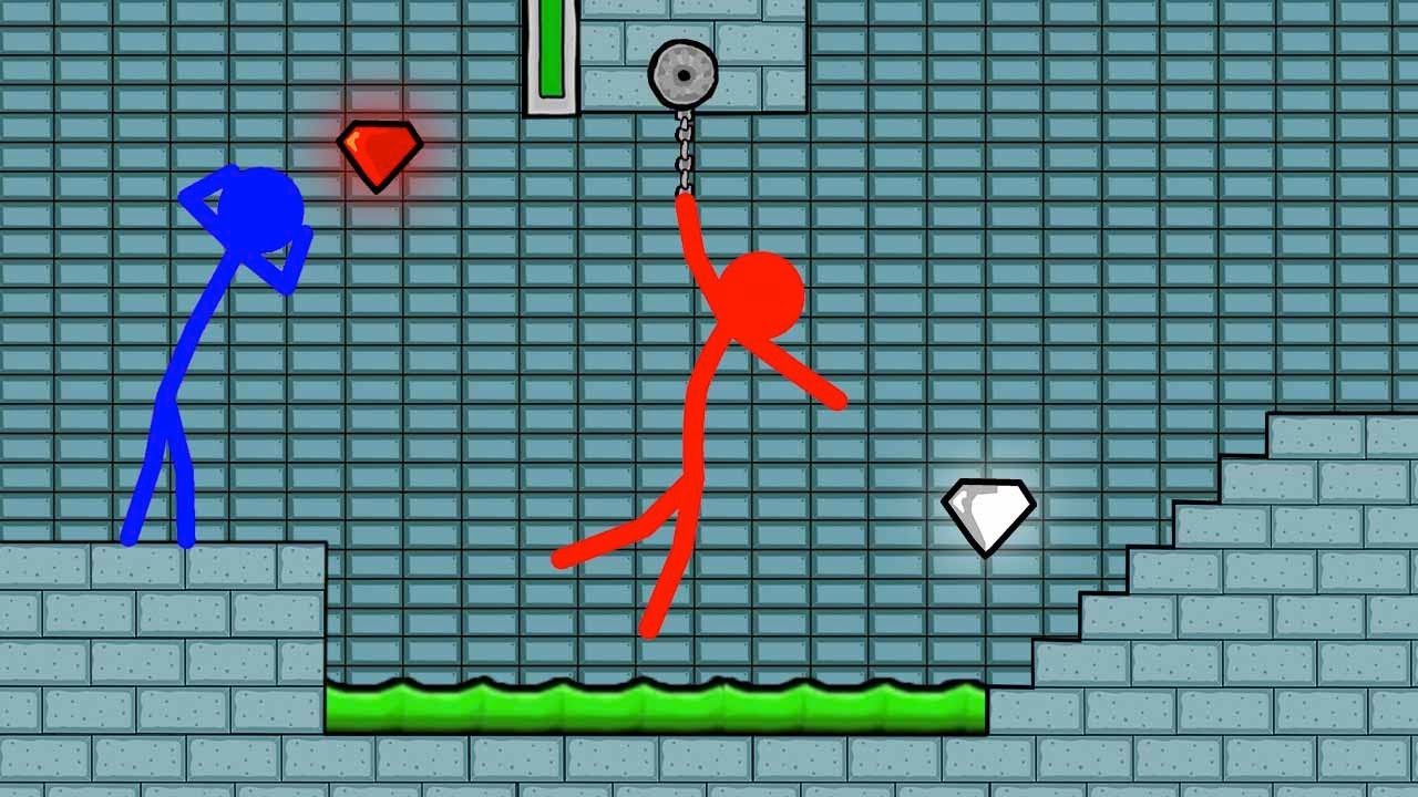 WATERGIRL AND FIREBOY STICKMAN ANIMATION FROZEN TEMPLE | MINECRAFT ...