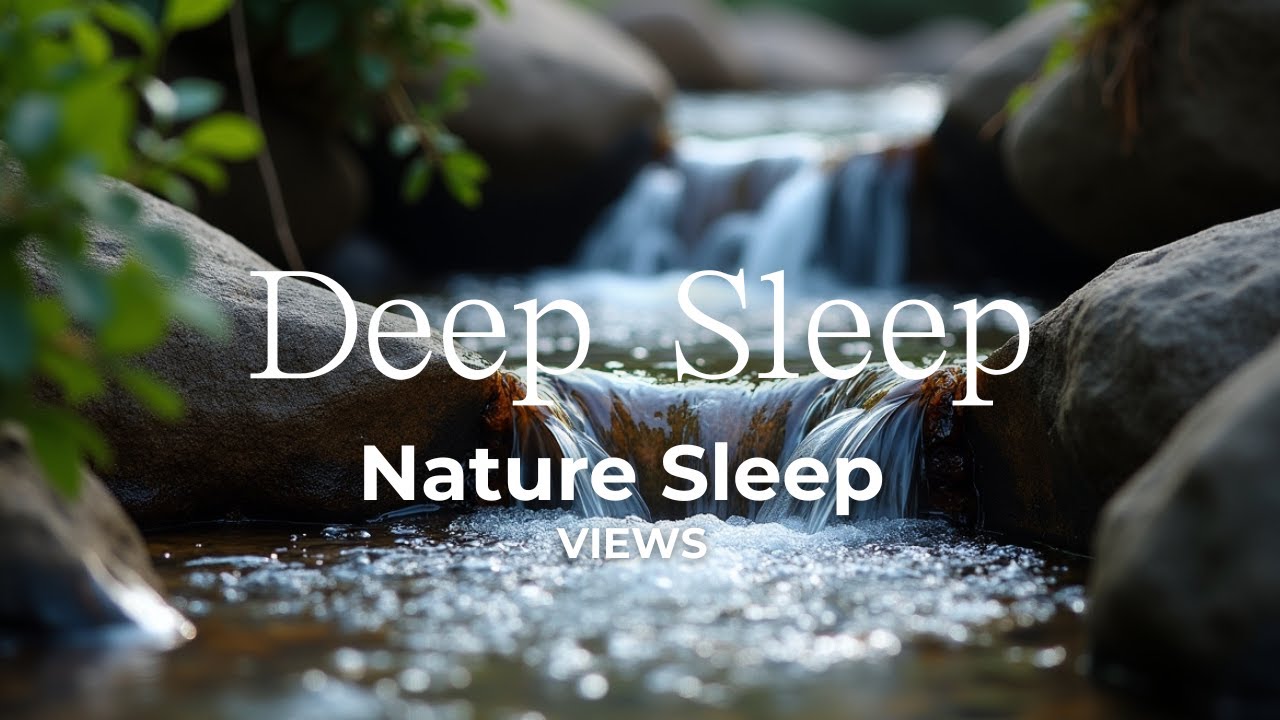 Nature Sleep Views | Deep Sleep Forest Waterfall - Pure Nature Sounds ...
