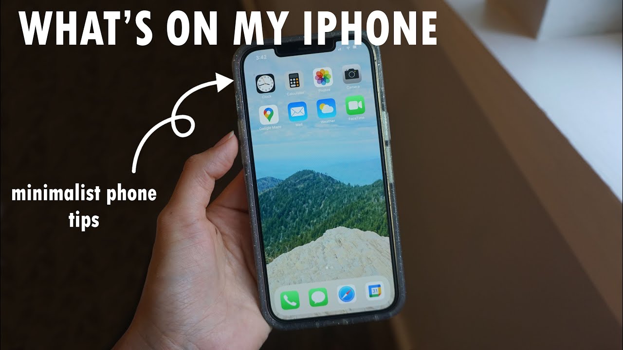 What's On My iPhone As A Digital Minimalist | My Minimal Smartphone ...
