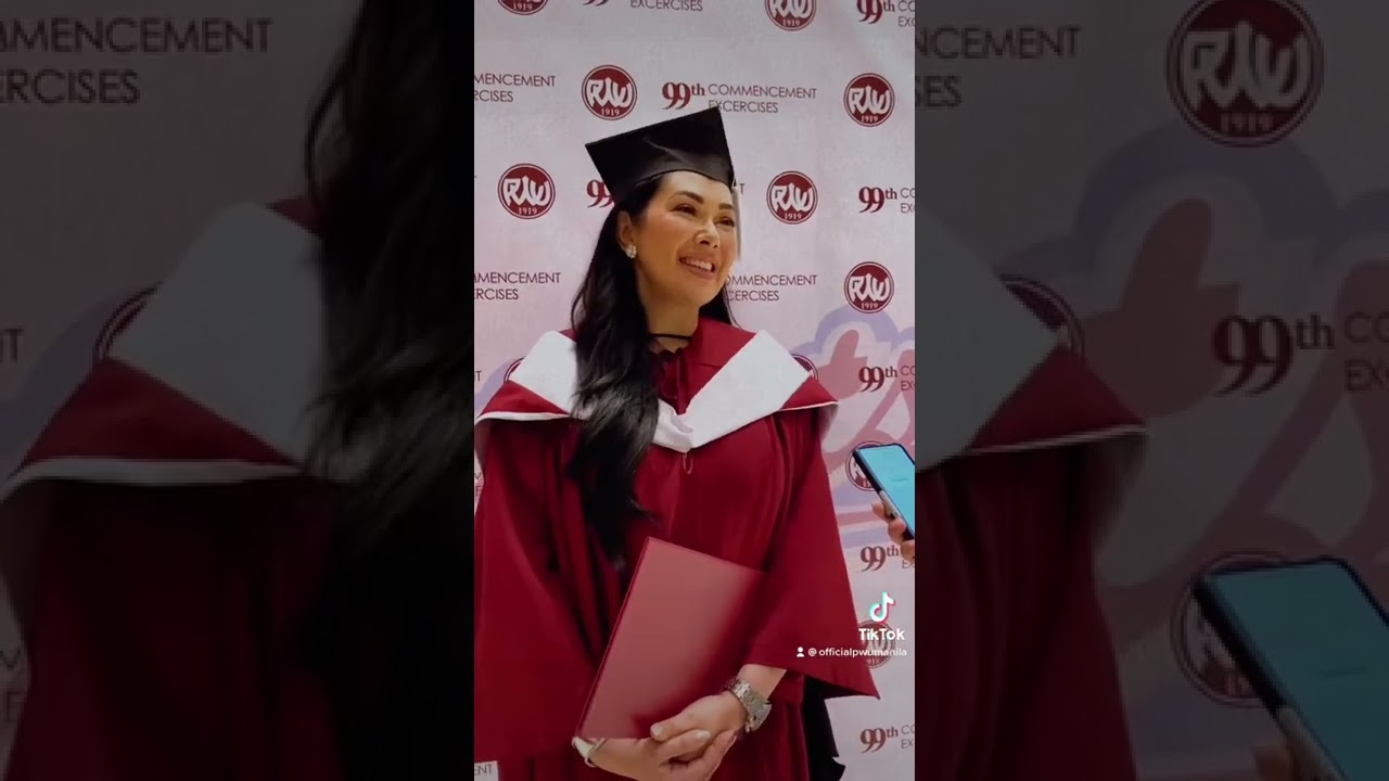 Ms.Ruffa Gutierrez Graduation Interview - YouTube