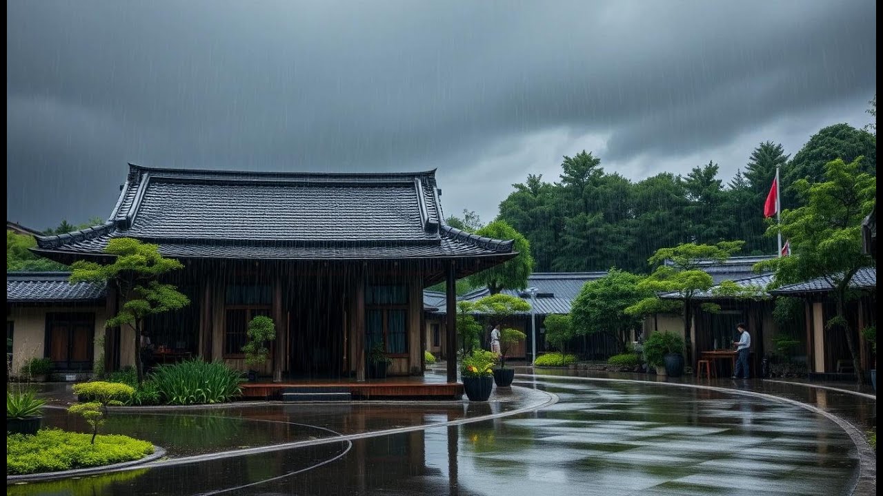 🔴SOFT RAIN Sound for Sleeping and Relaxation, Meditation - Rain Tube ...