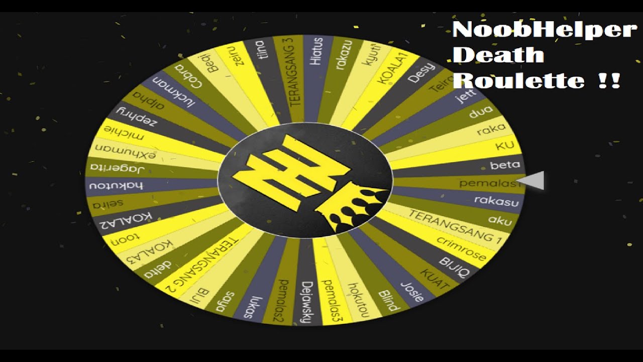 🔴[NOOBHELPER DEATH ROULETTE] GELOOO SUDAH LAMA TIDAK MAIN PUTAR PUTAR ...