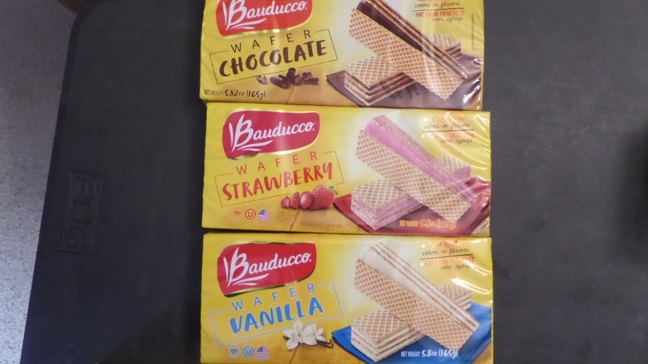 What is The Best American Wafer Cookie? Bauducco Vanilla, Chocolate ...