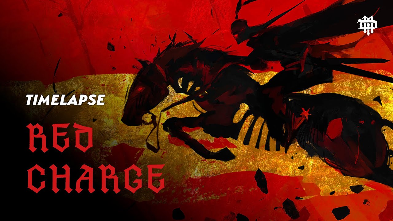 Timelapse | How I painted Red Charge - YouTube