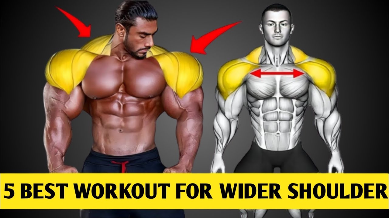 5 best workout for wider shoulder । best shoulder workout - YouTube