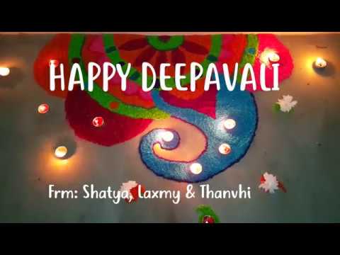 Deepavali Wishes frm Shatya, Laxmy & Thanvhi