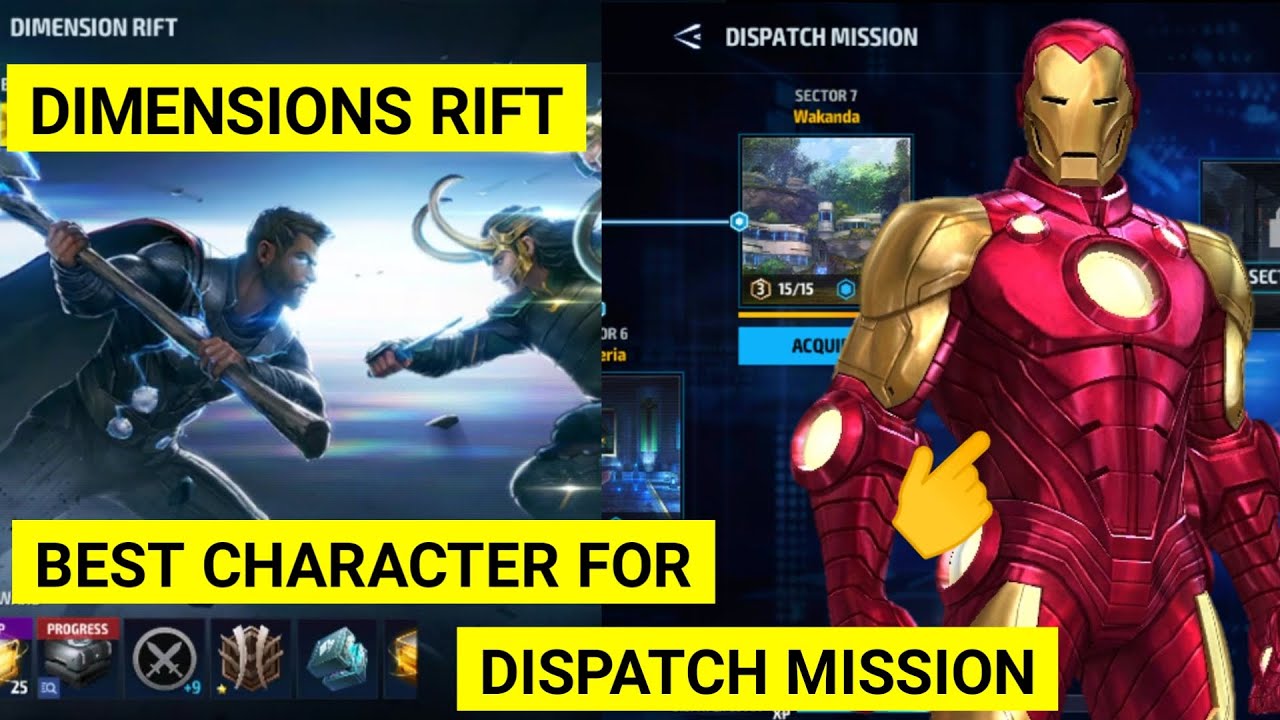 Best Characters For Dimension Rift And Dispatch Mission | Marvel Future Fight - MFF HINDI INDIA ...