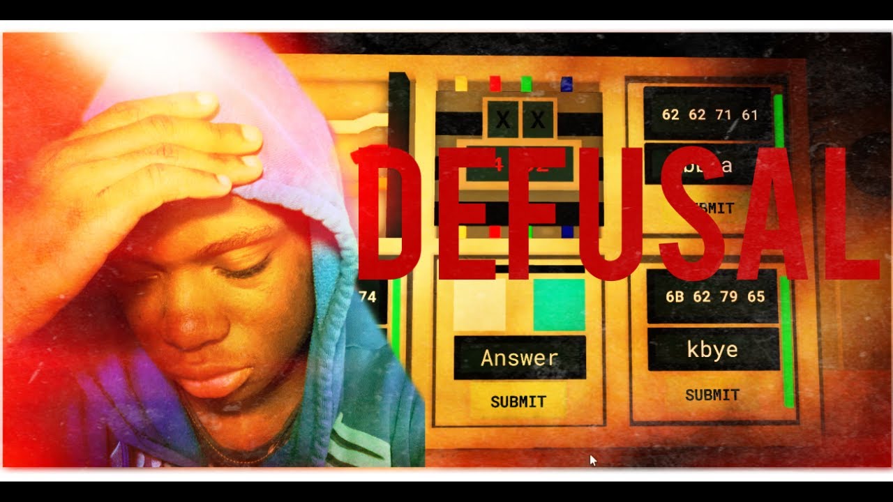 Trying to defuse a bomb on Roblox....... - YouTube