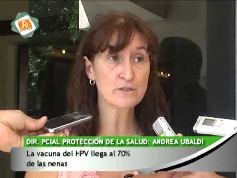 0121 ANDREA UBALDI - La vacuna del HPV llega al 70% de las nenas - YouTube