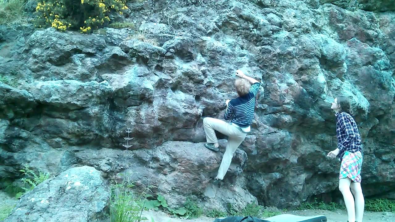 Pocket Slopers at Agassiz Rock, Edinburgh - YouTube